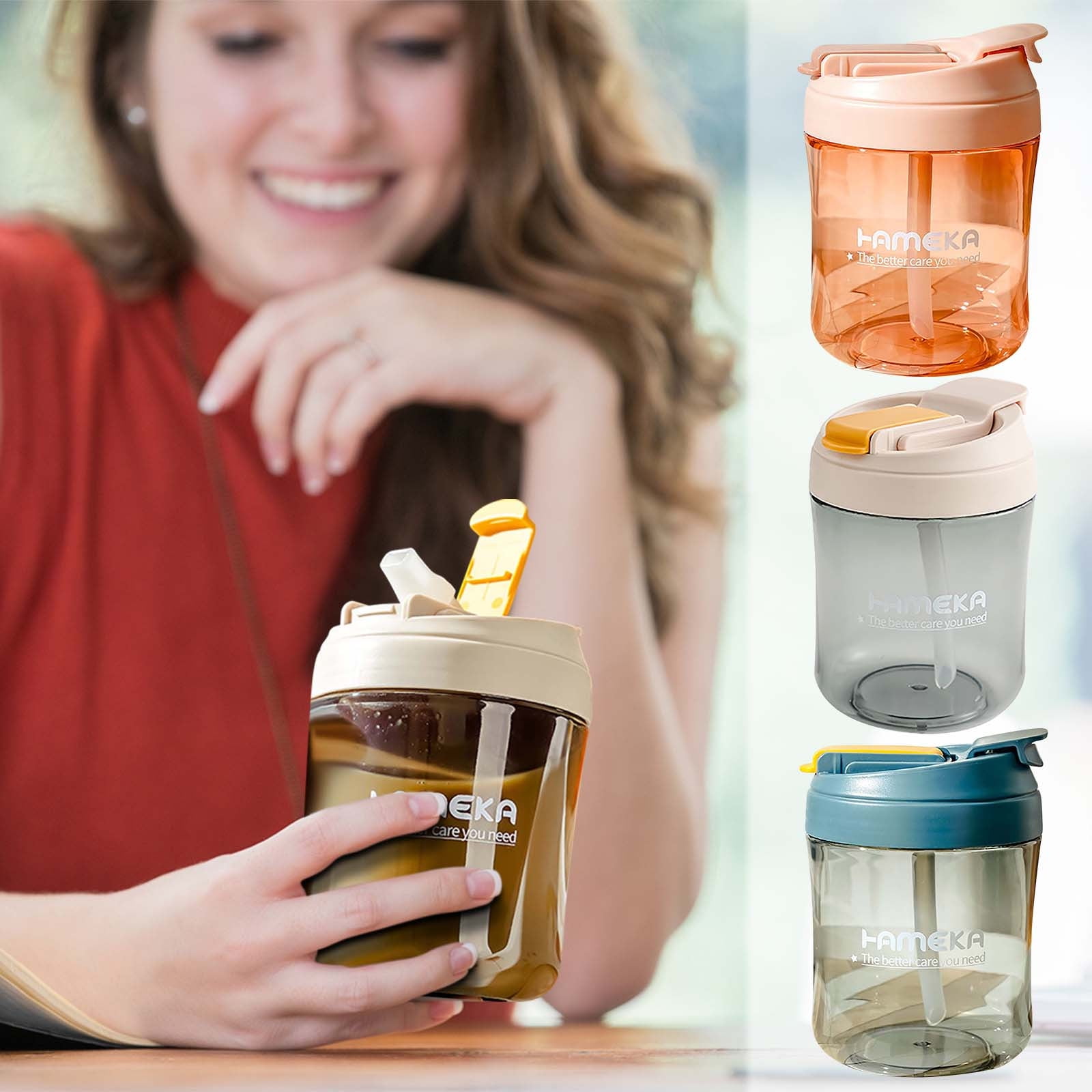 No Leak Reusable Boba Tea Cup | Tumbler in cute and unique Colors | 24 ...