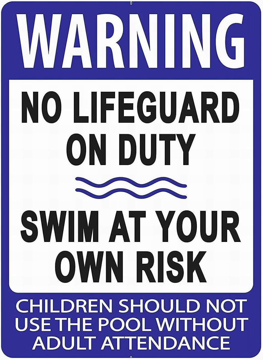Lifeguard Duty Signs