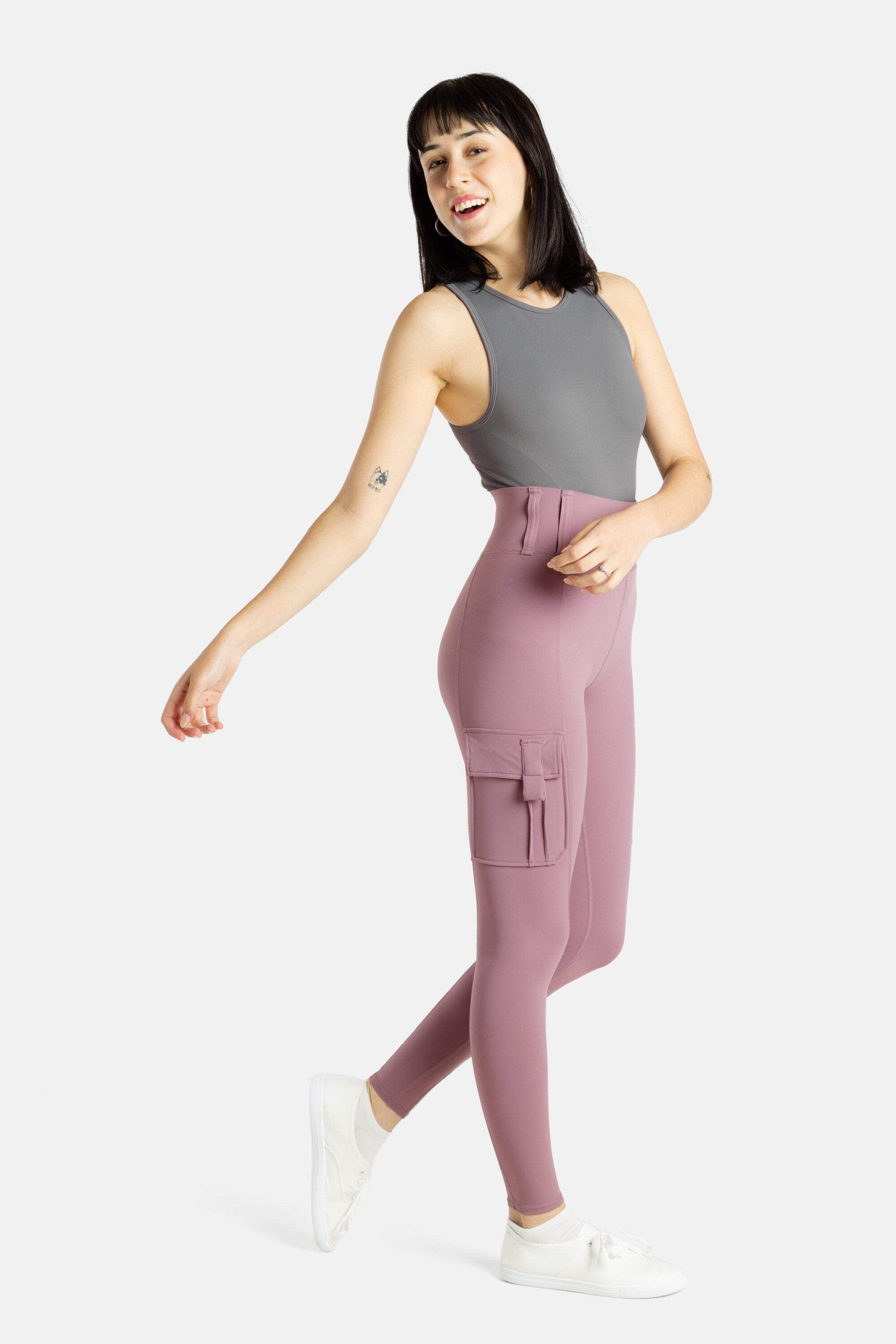 No Limbits Adaptive Women's Mauve Limited Dexterity Legging - Walmart.com