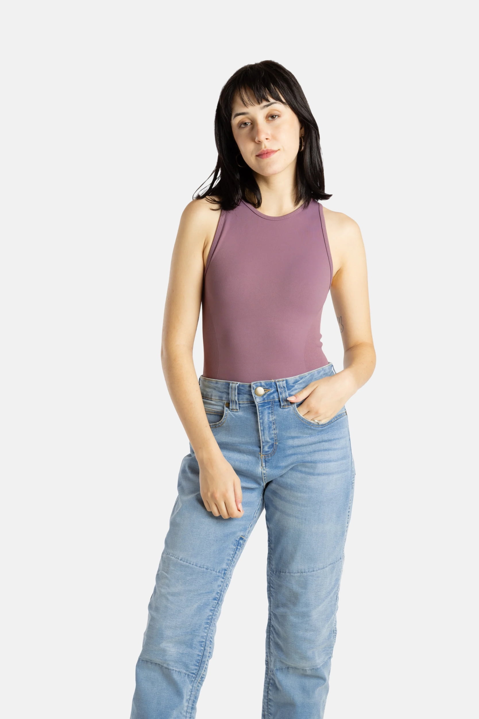 No Limbits Adaptive Women's Mauve Sensory Compression Tank - Walmart.com
