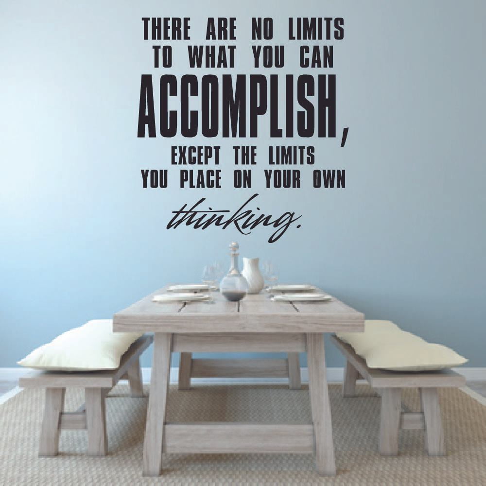 No Limits To What You Can Accomplish Quote Positive Life Motivation ...