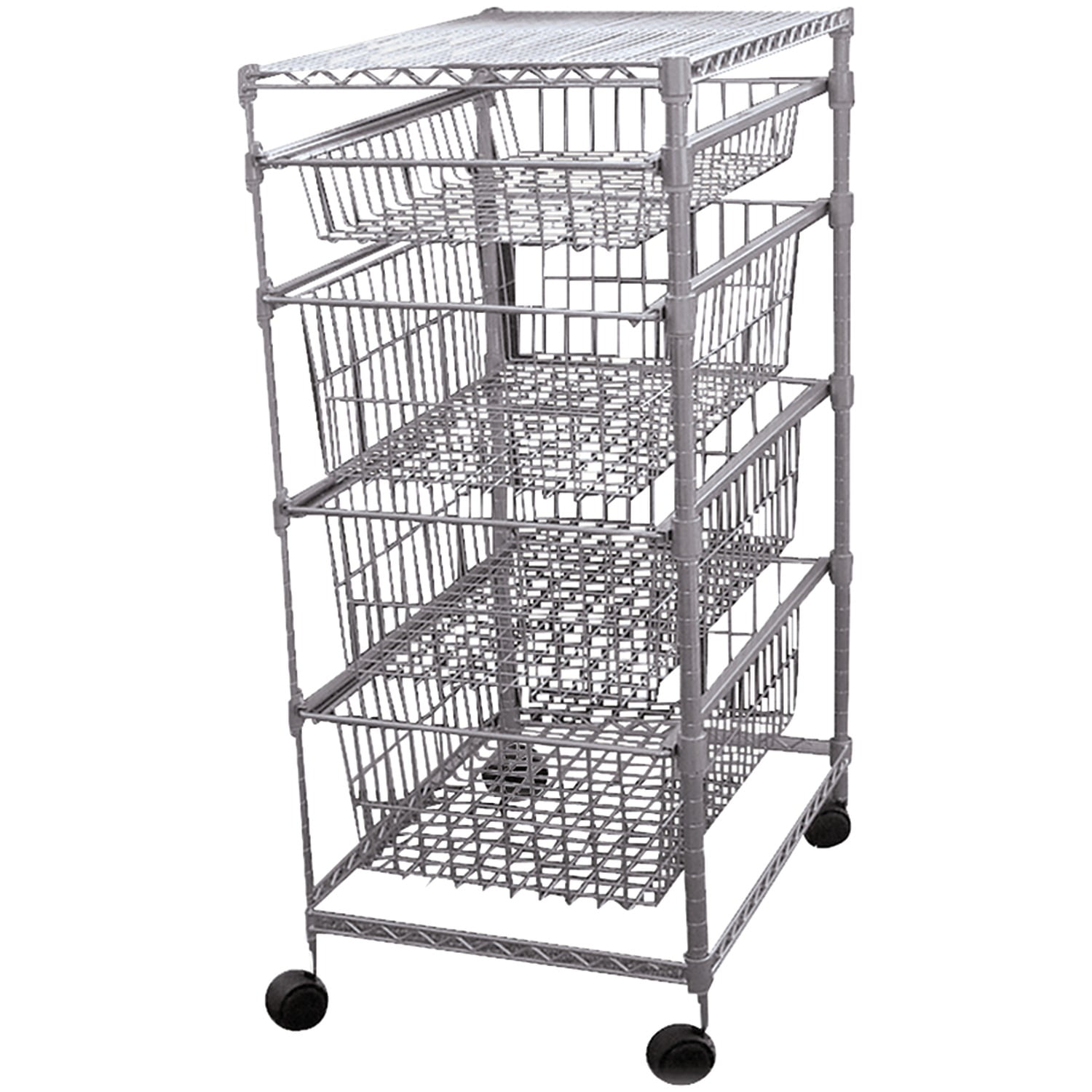 No Logo 30029PET 4-Drawer Storage Cart - Walmart.com