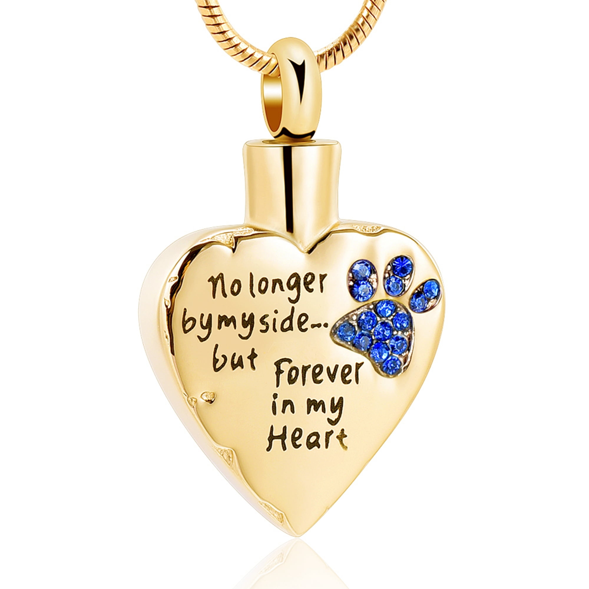 No Longer by My Side,But Forever in My Heart Carved Locket Cremation ...