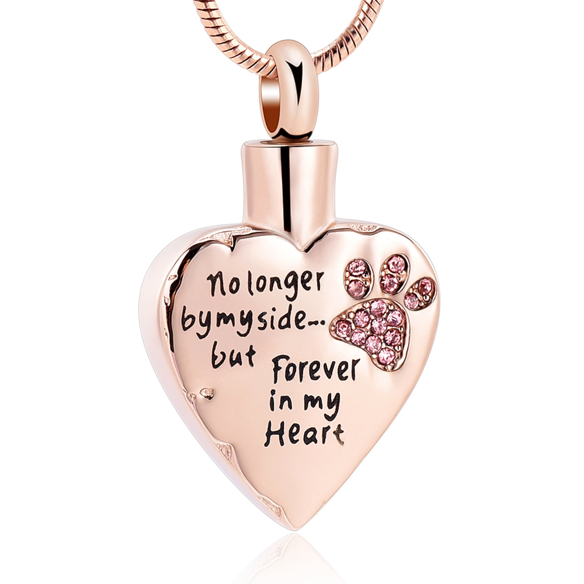 No Longer by My Side,But Forever in My Heart Carved Locket Cremation ...