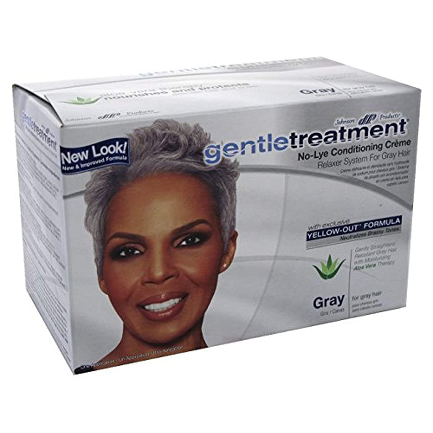 Gentle Treatment Conditioning Crème Relaxer for Gray Hair, Improved ...