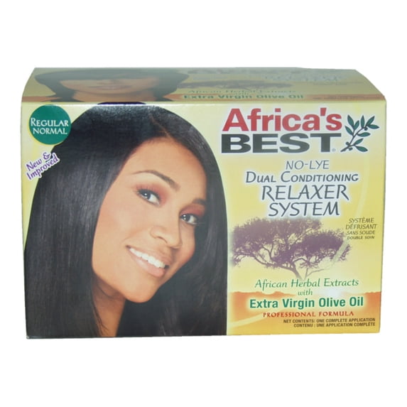 No-Lye Dual Conditioning Relaxer System by Africa's Best for Unisex - 1 ...