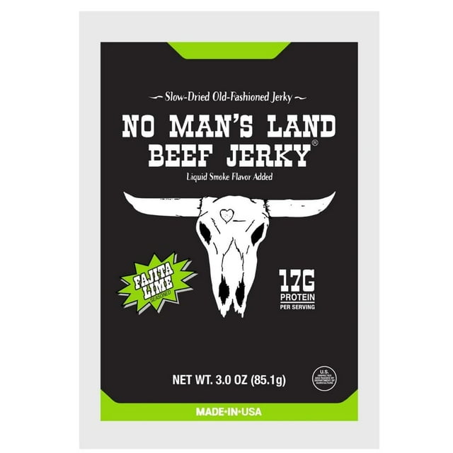 No Man's Land Jerky - Fajita Lime, 16oz - Walmart.com No Man's Land Jerky - Fajita Lime, 16oz - Walmart.com