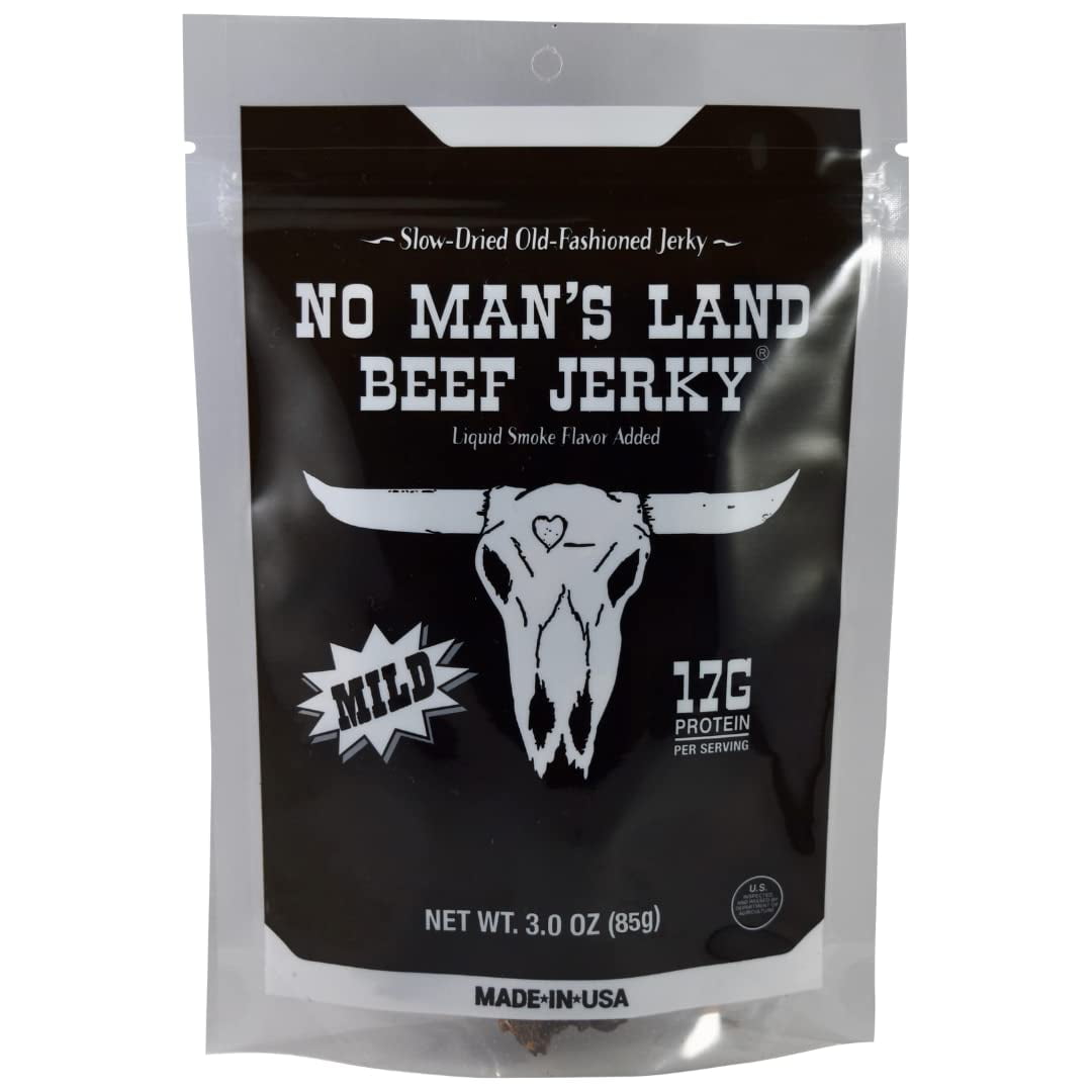 No Man’s Land MILD Beef Jerky High Protein Low Calorie Low Carb Beef ...