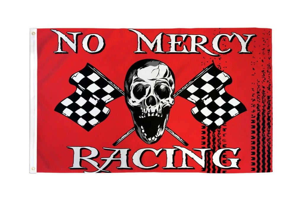 No Mercy Racing Flag 3x5ft Poly - Walmart.com