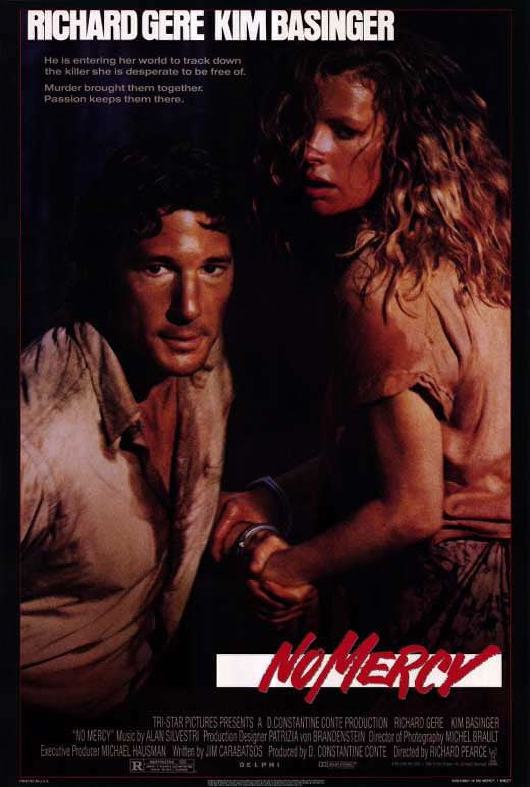 No Mercy - movie POSTER (Style B) (11" x 17") (1986) - Walmart.com