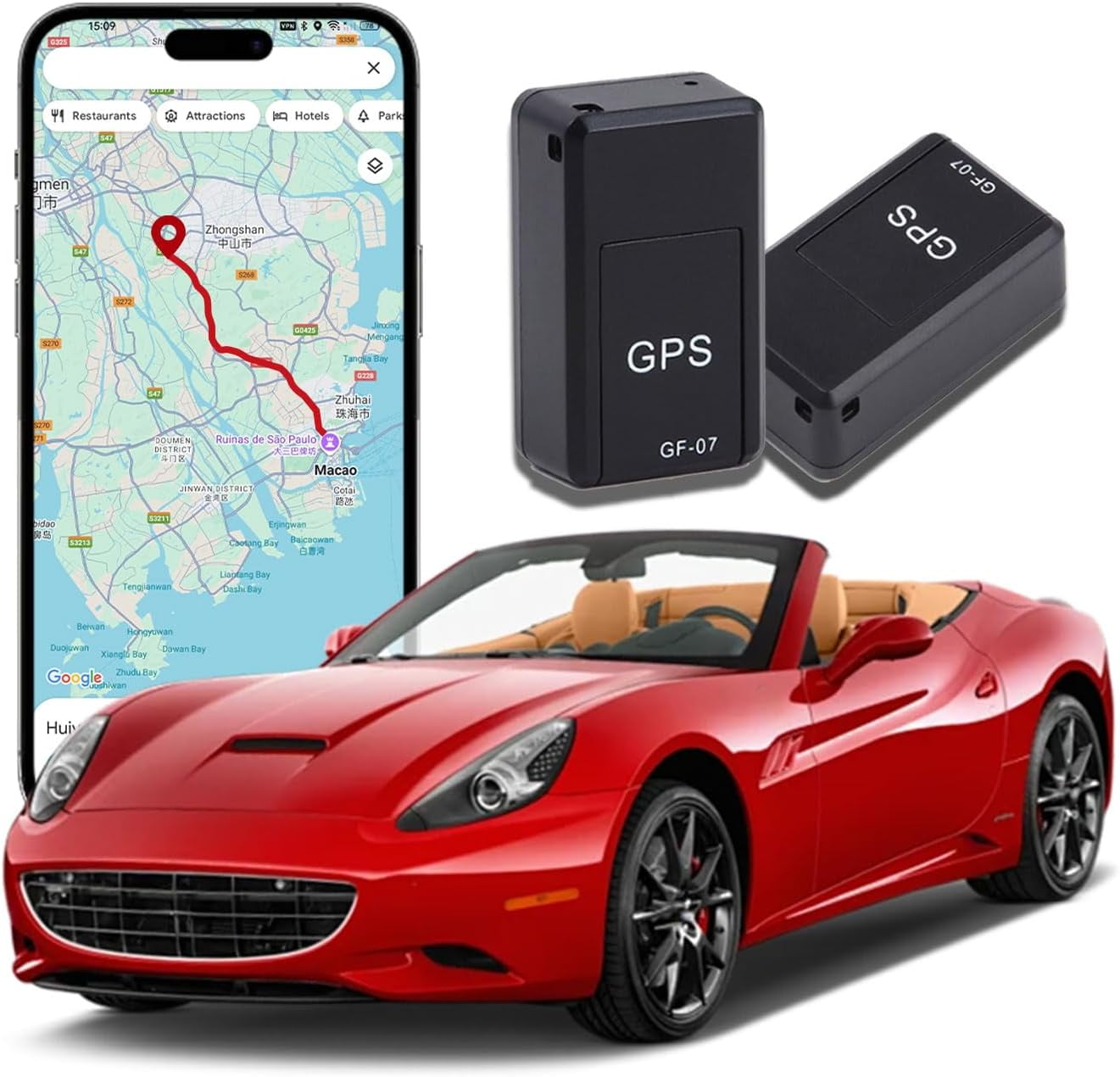 No Monthly Fee Vehicle GPS Tracker Mini Car GPS Tracker - Real-time ...