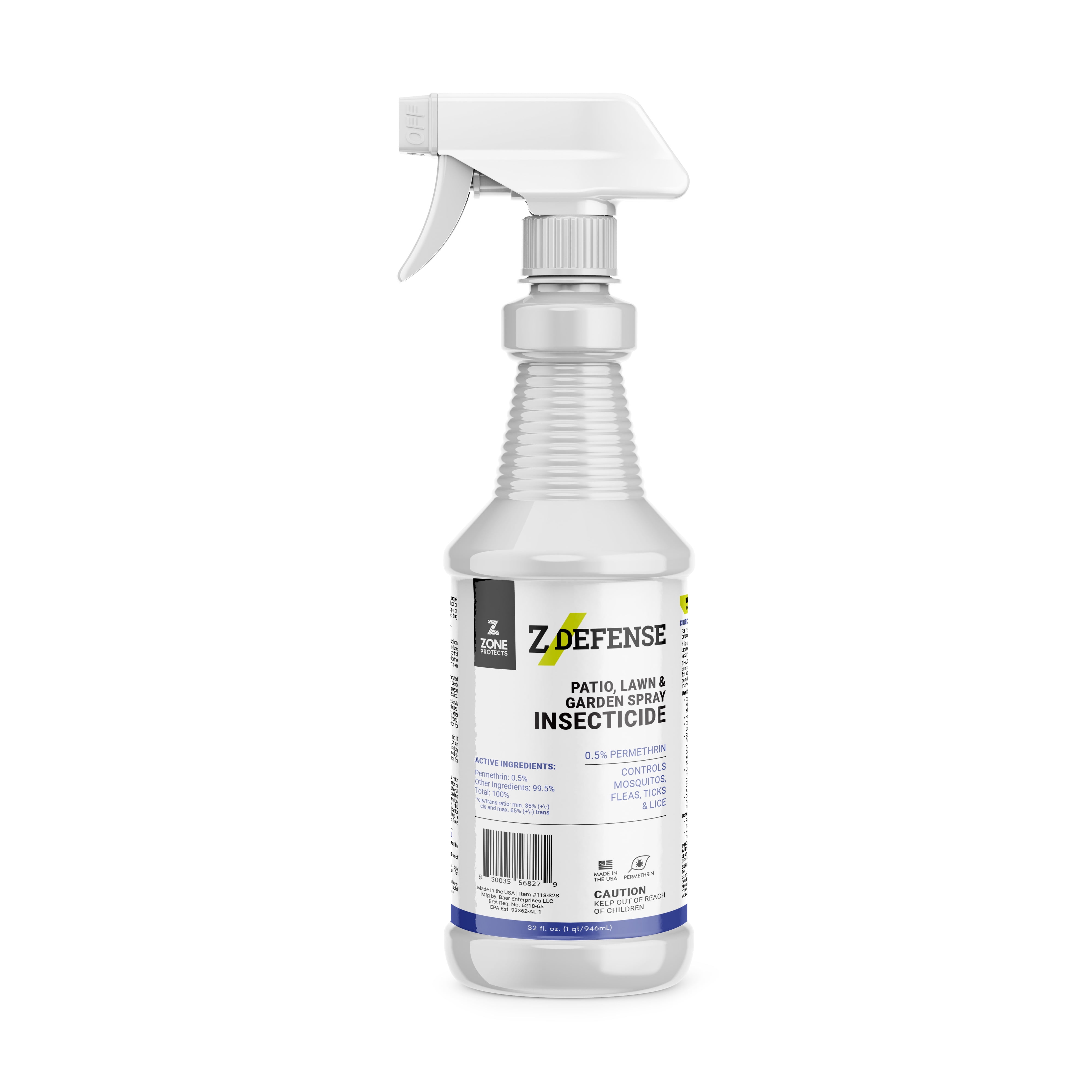No More Insects; Z-Defense Patio, Lawn and Garden Spray Permethrin ...