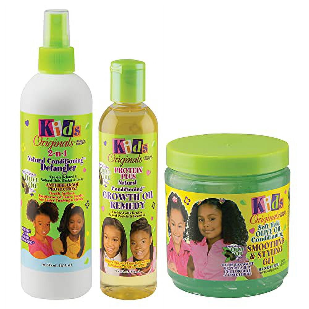No More Knots! Bundle Includes: 2-N-1 Natural Conditioning Detangler ...