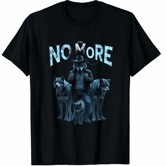 No More Mr Nice Guy Funny Alpha Wolf Meme Dad Papa Gifts T-Shirt for ...