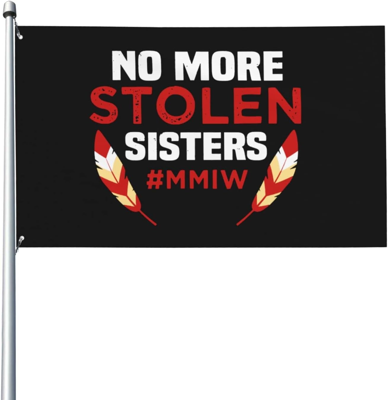 No More Stolen Sisters MMIW Missing Murdered Indigenous Garden Flag 3x5 ...