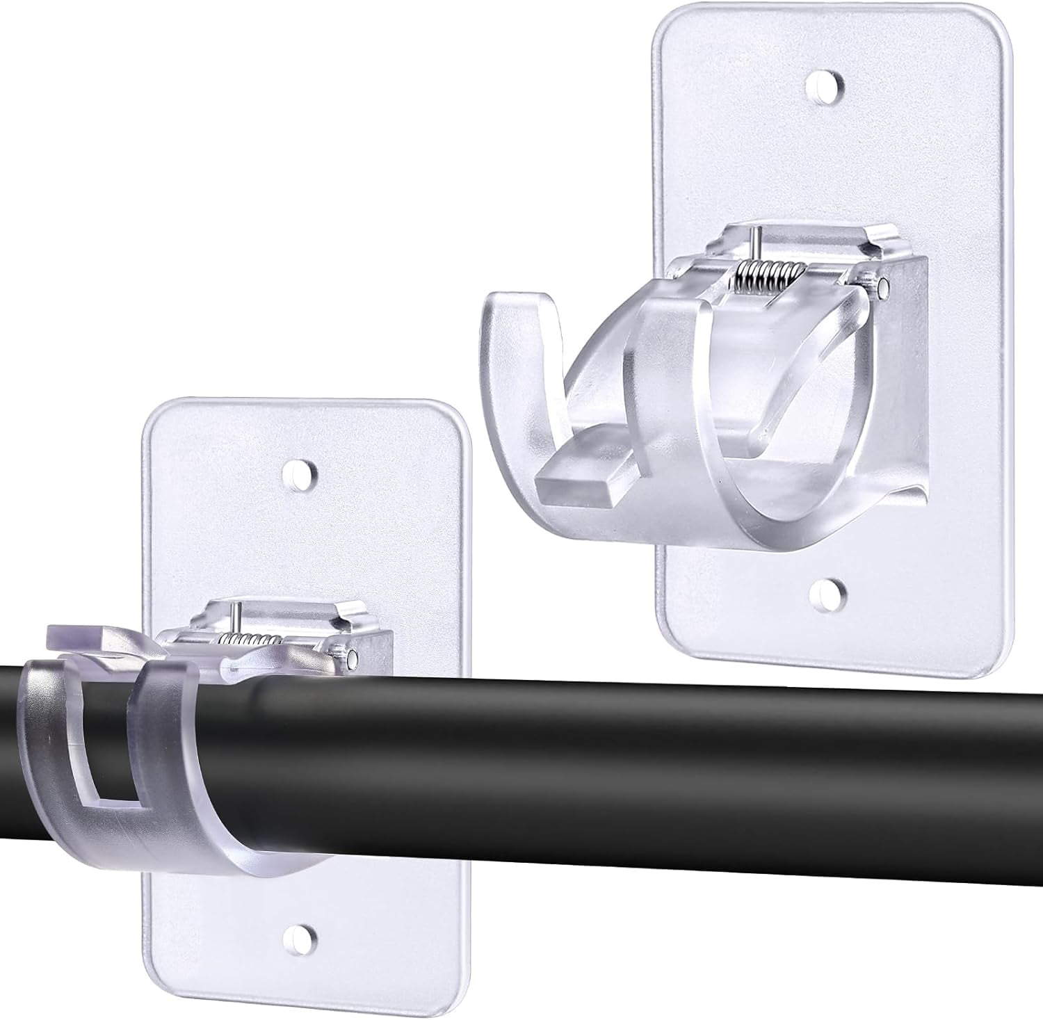 No Nail Curtain Rod Brackets,Self Adhesive Curtain Rod Brackets,No ...
