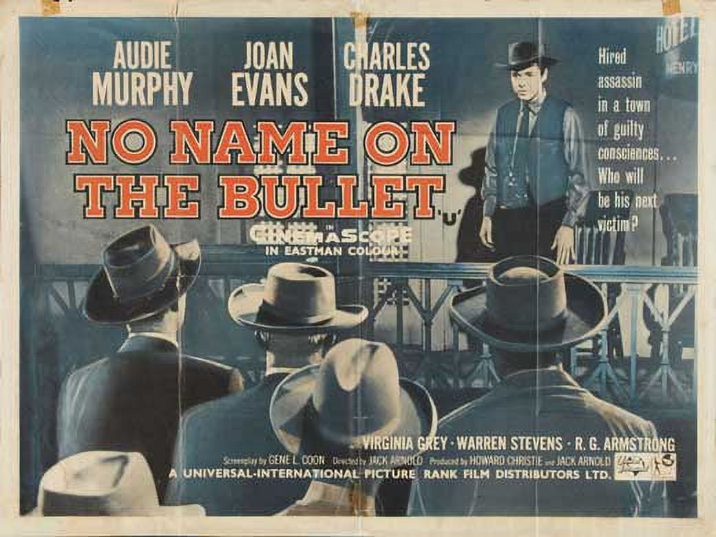 No Name on the Bullet - movie POSTER (UK Style A) (11" x 14") (1959 ...
