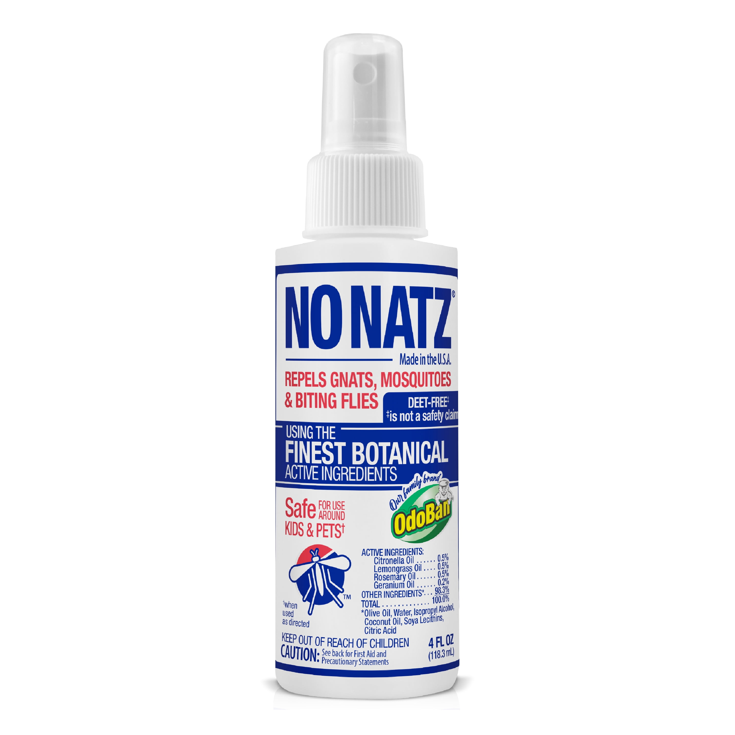 No Natz Kids Safe Natural Bug Repellent, Effective for Gnat, Mosquito ...