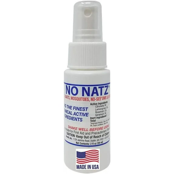 No Natz Deet Free - Natural Insect Spray, Mosquito and Fly Repellent ...