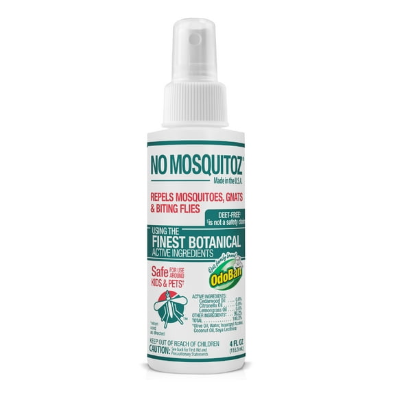 No Mosquitoz Botanical Insect Repellent, DEET-Free, Made with Natural ...