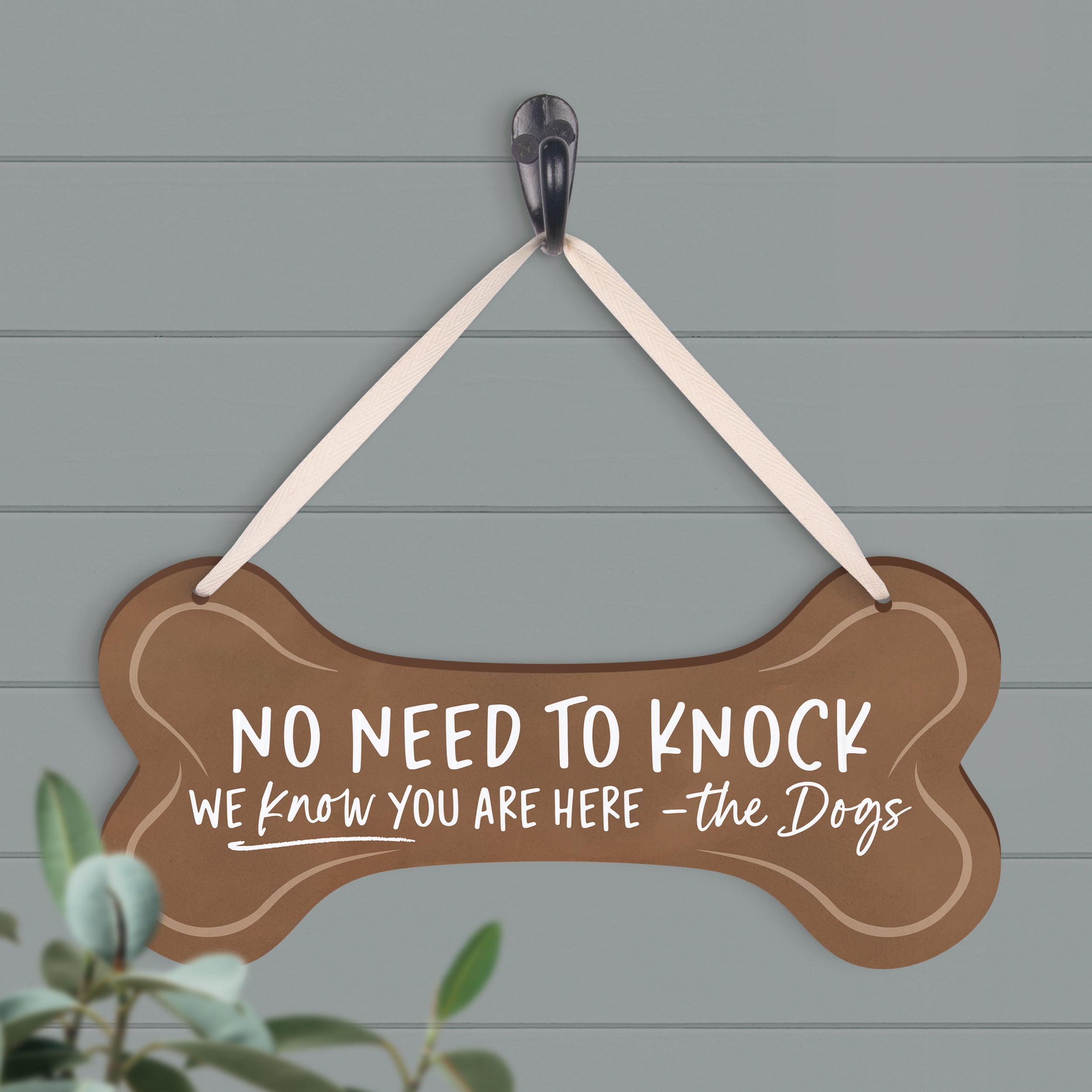 No Need To Knock We Know You Are Here String Sign - Walmart.com