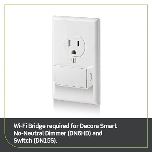 No-Neutral Decora Smart Switch, Requires MLWSB Wi-Fi Bridge to Work ...