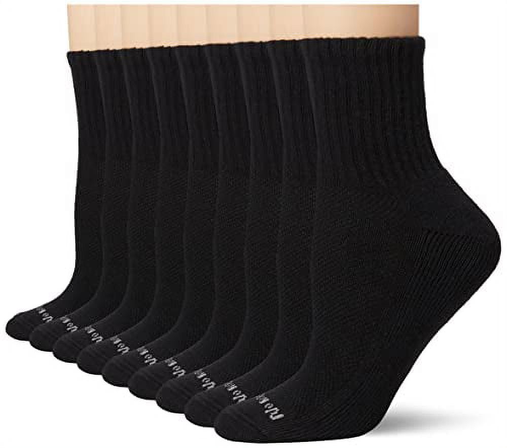 No Nonsense Women's 9-Pair Pack Soft, Breathable & Cushioned Mini Crew ...
