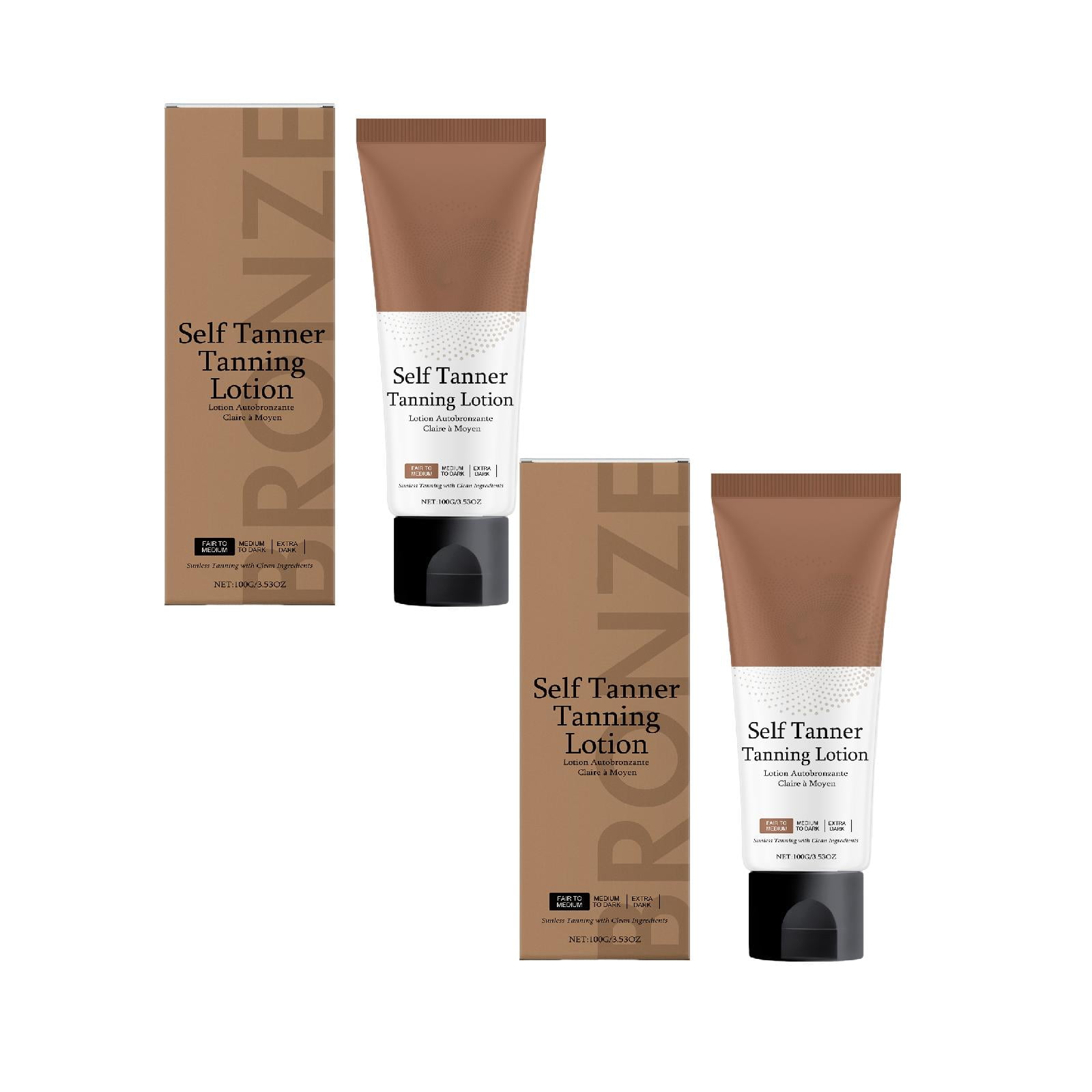 No Orange Tones Self Tanner with Aloe Vera and Coconut Oil Natural ...