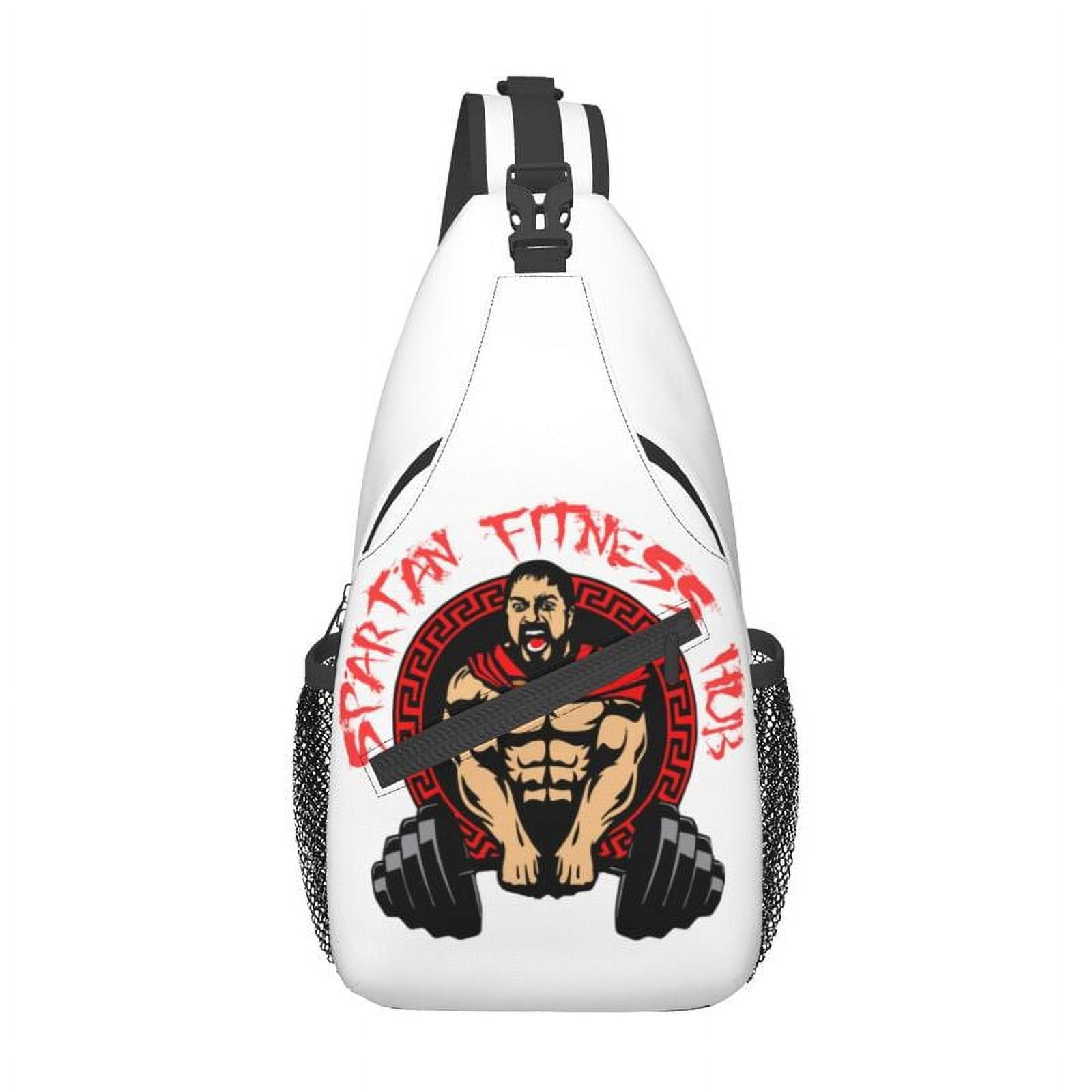 No Pain No Gain Sling Chest Crossbody Bag Men Casual Bodybuilding ...