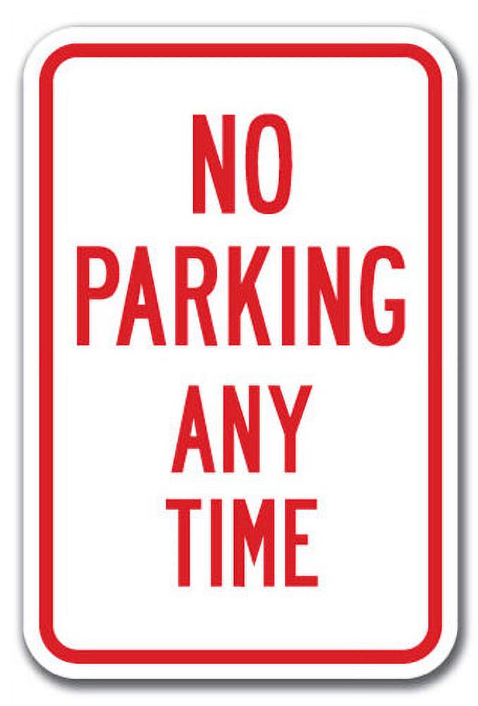 12 x 18 in. Aluminum Sign - No Parking Sign Fire Zone Unauthorized ...