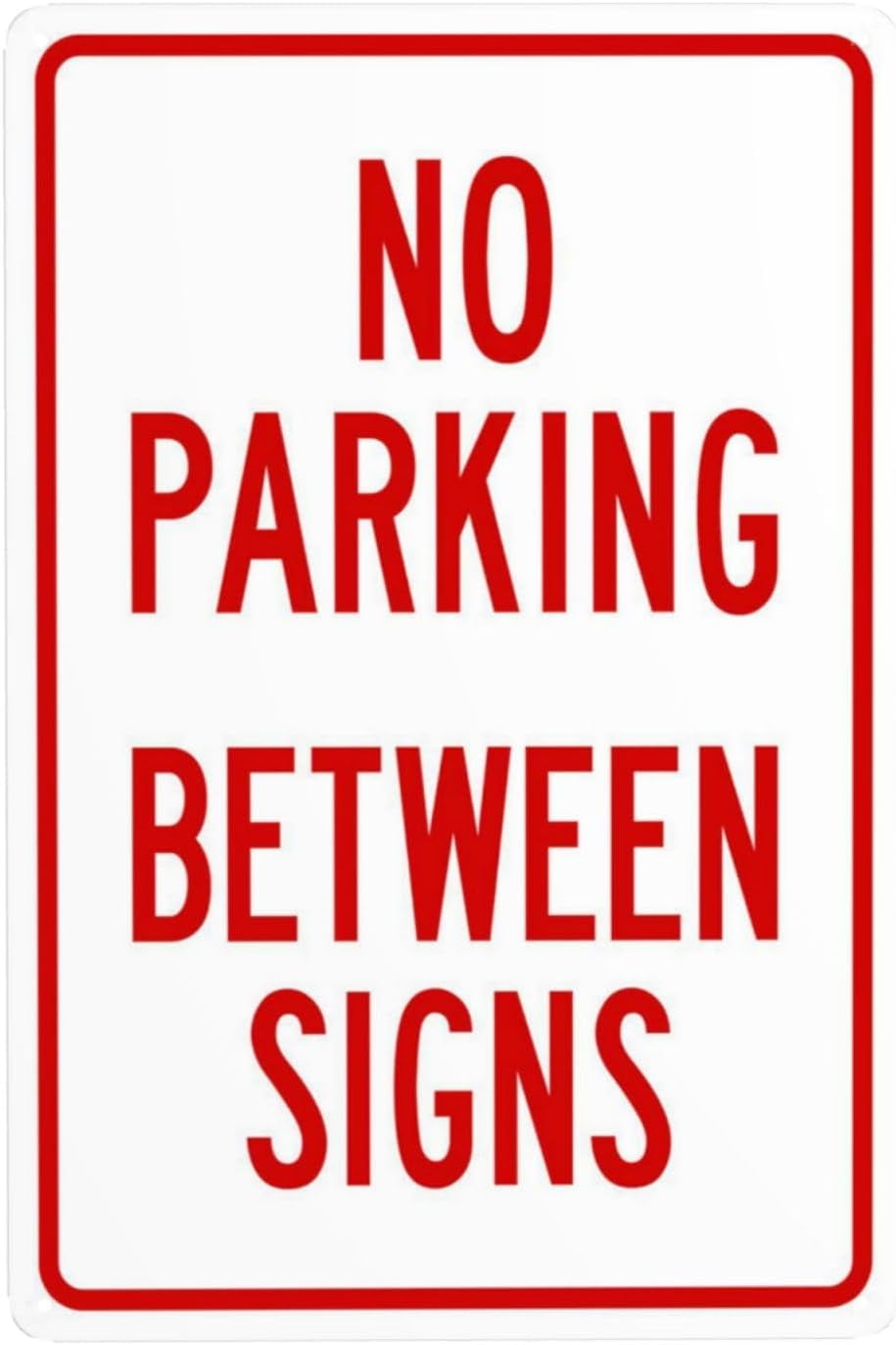 No Parking Between Signs Violators Towed At Owner Expense With Right ...