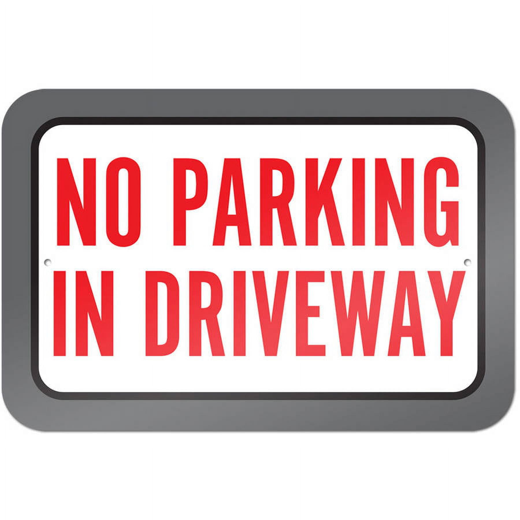 No Parking In Driveway Sign - Walmart.com