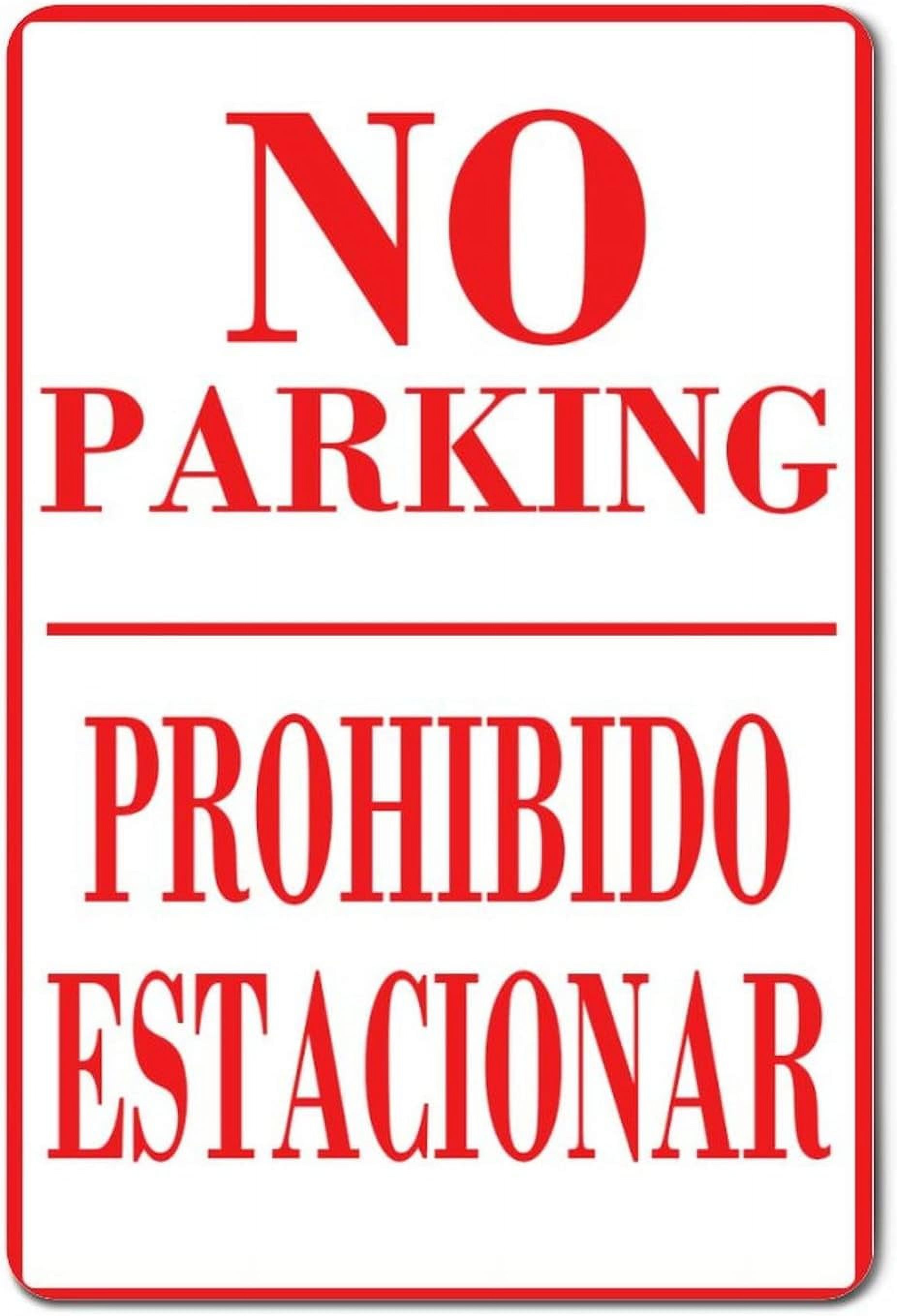 No Parking Prohibido Estacionar Warning Signs for Property,No Parking ...