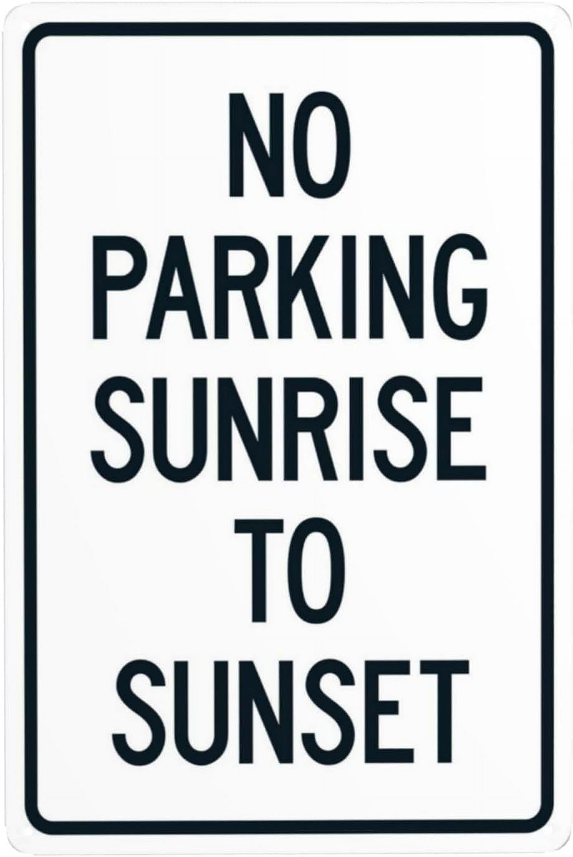 No Parking Symbol Within 15 Feet Metal Warning Signs, Cautions Security ...