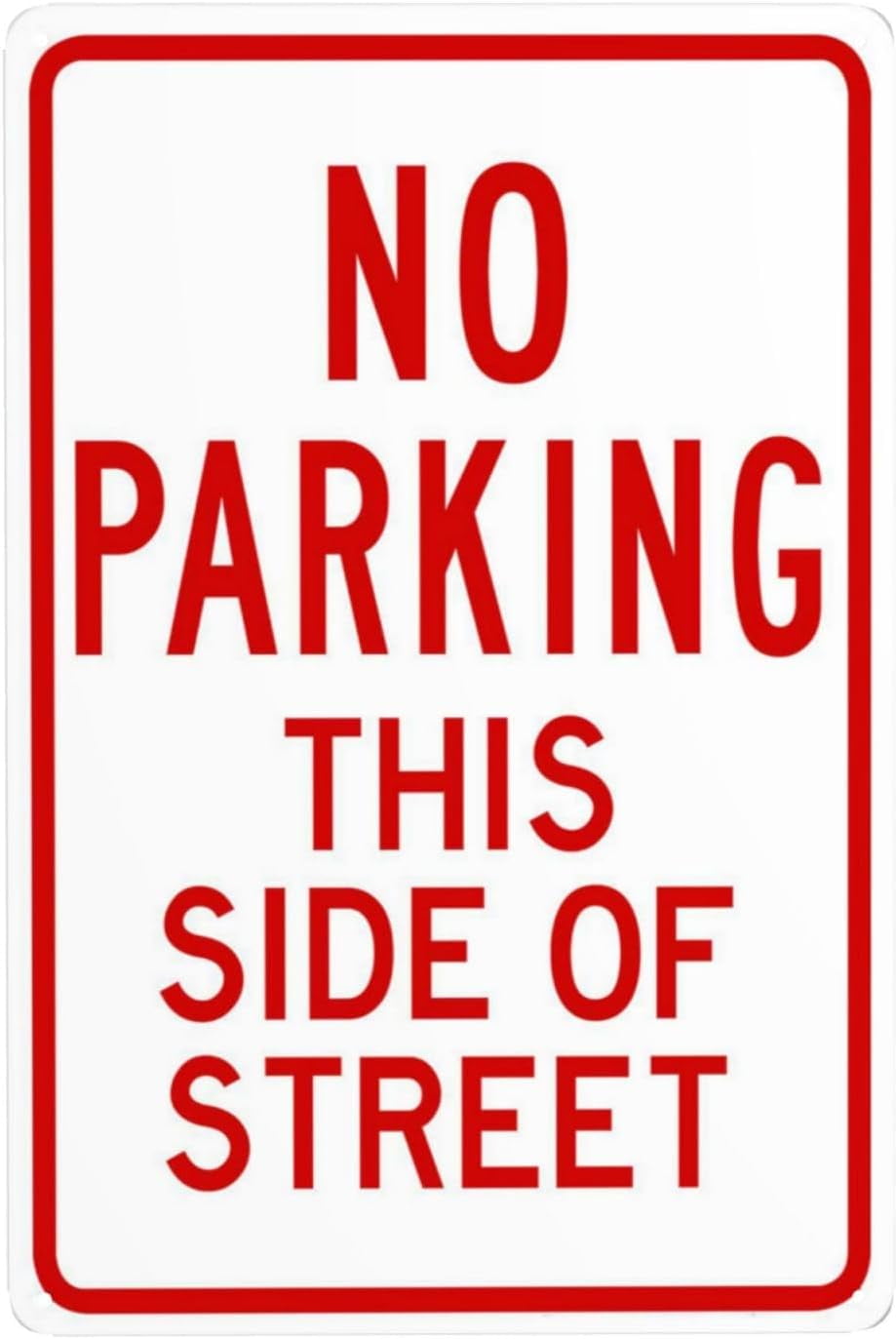 No Parking Symbol Within 15 Feet Metal Warning Signs, Cautions Security Tin Sign, Safety Posted ...