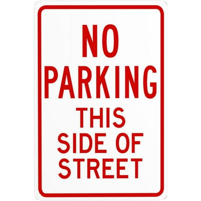 No Parking Symbol Within 15 Feet Metal Warning Signs, Cautions Security ...