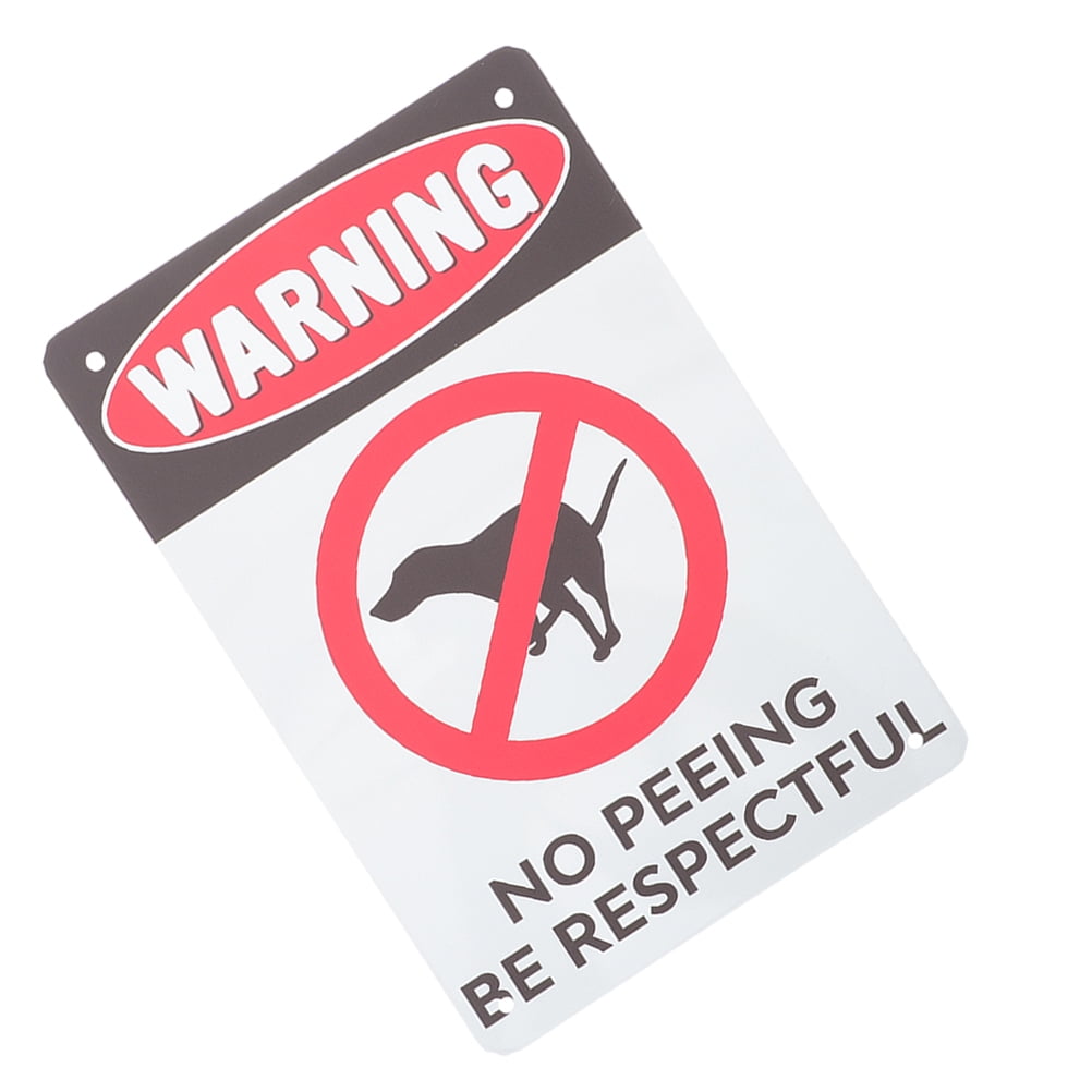 No Peeing Dog Sign Yard Sign Dog No Peeping Warning Sign Please Be ...