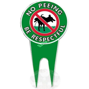 Art Wall Decor Bundle Pack No Peeing Dog Sign Stop Dogs from Peeing and ...