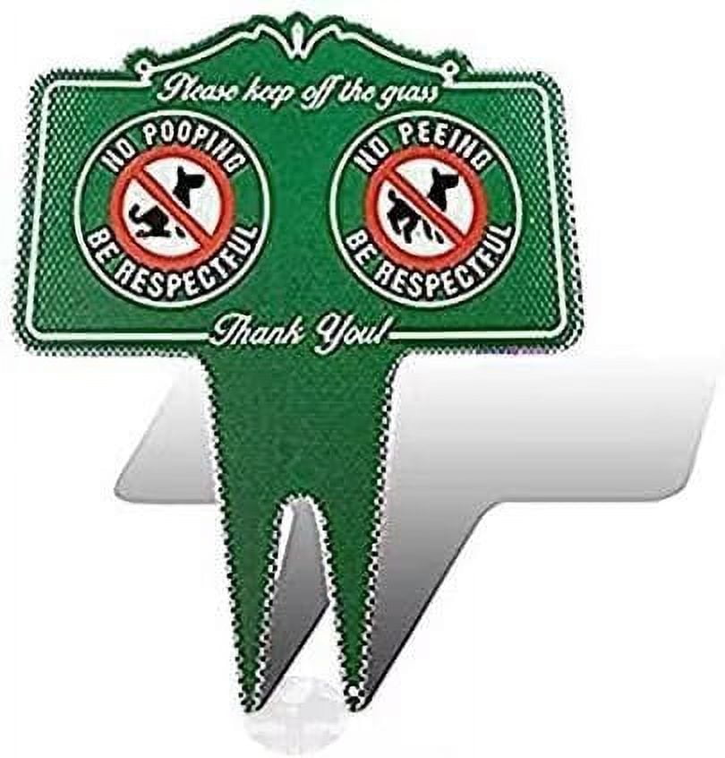 No Peeing/Pooping Be Respectful Dog Sign, Stop Dogs from Pooping and ...