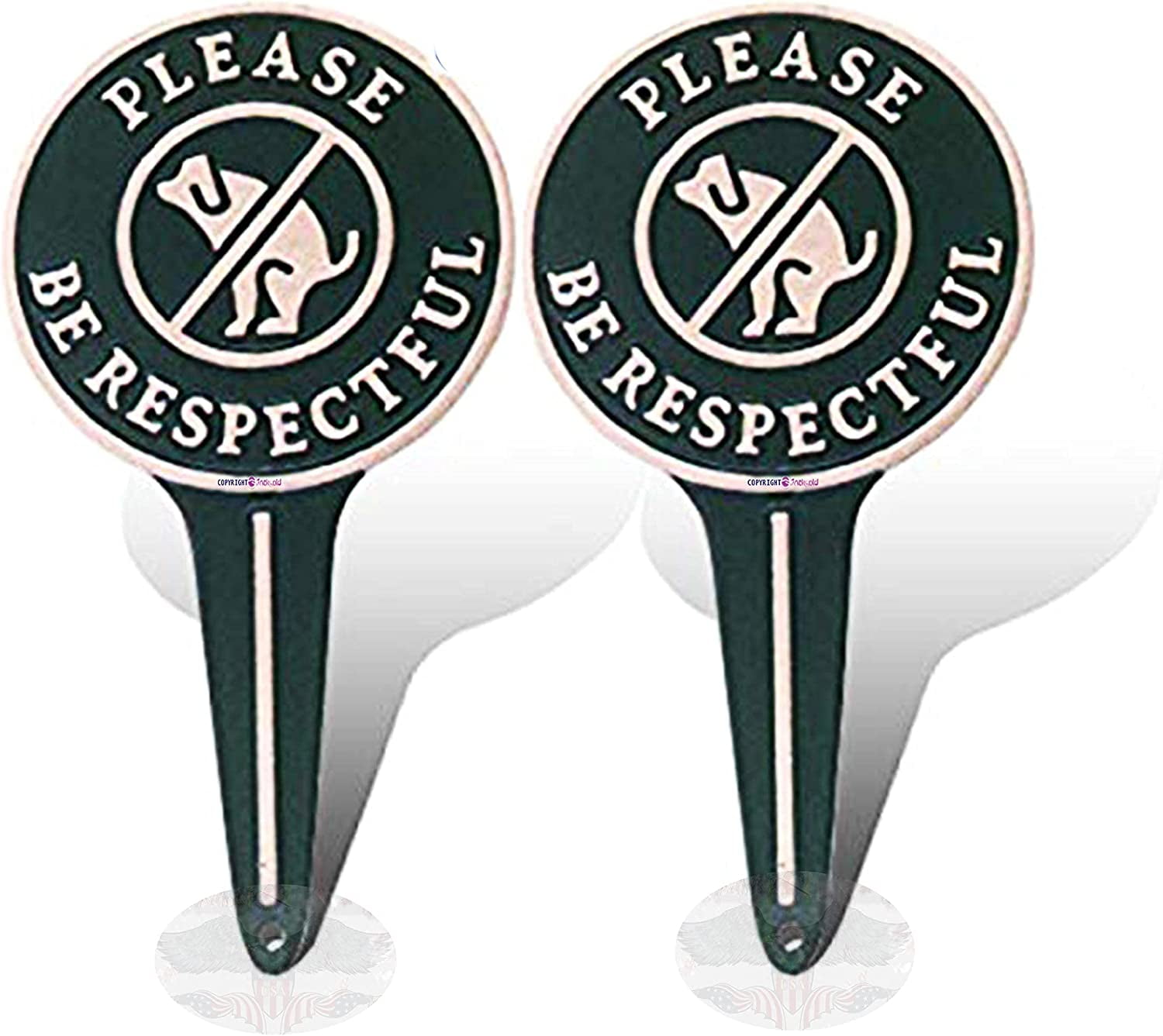 No Peeing/Pooping Be Respectful Dog Sign,Stop Dogs from Pooping and ...