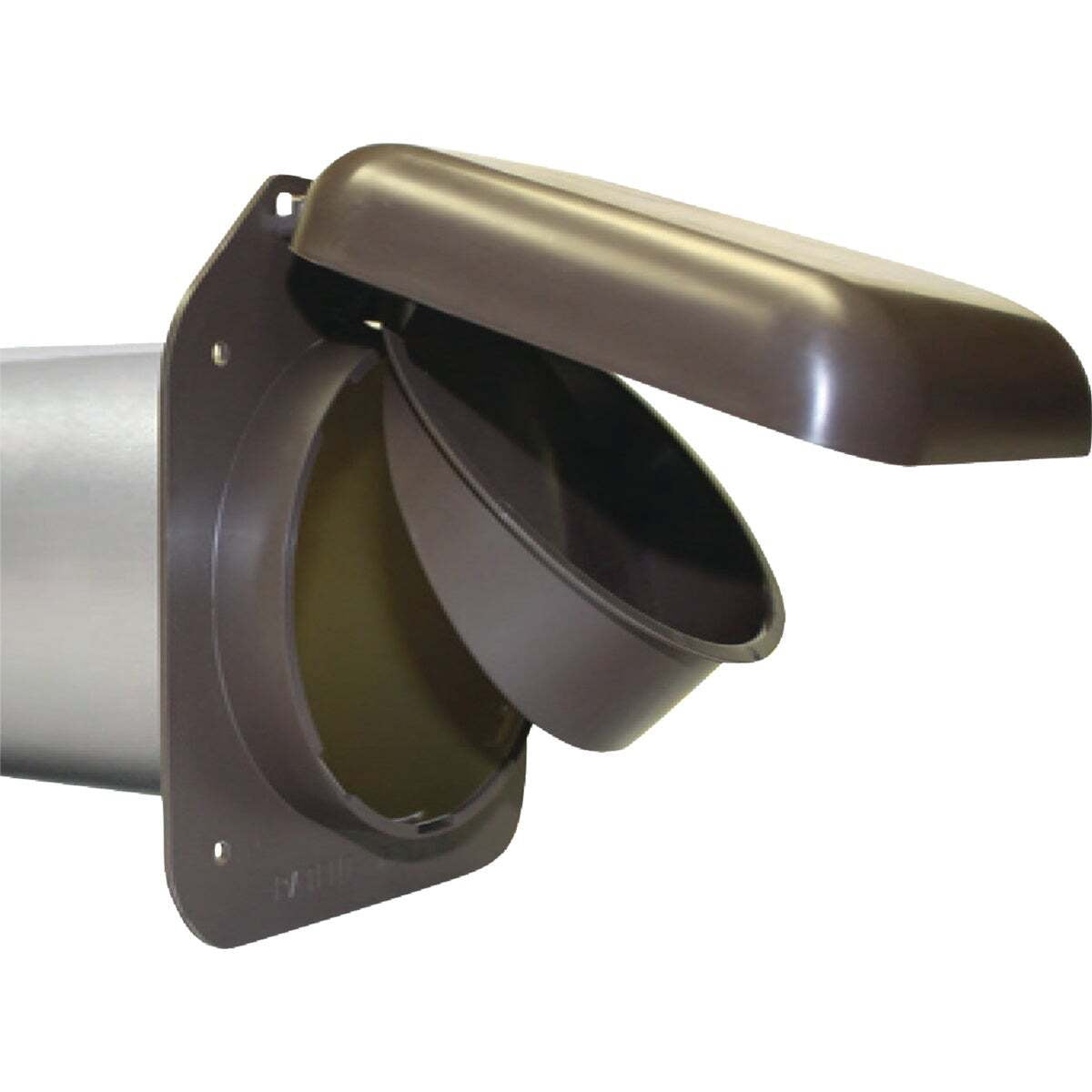 No-Pest 4 In. Brown Plastic Low Profile Dryer Vent Hood NPVB - Walmart.com