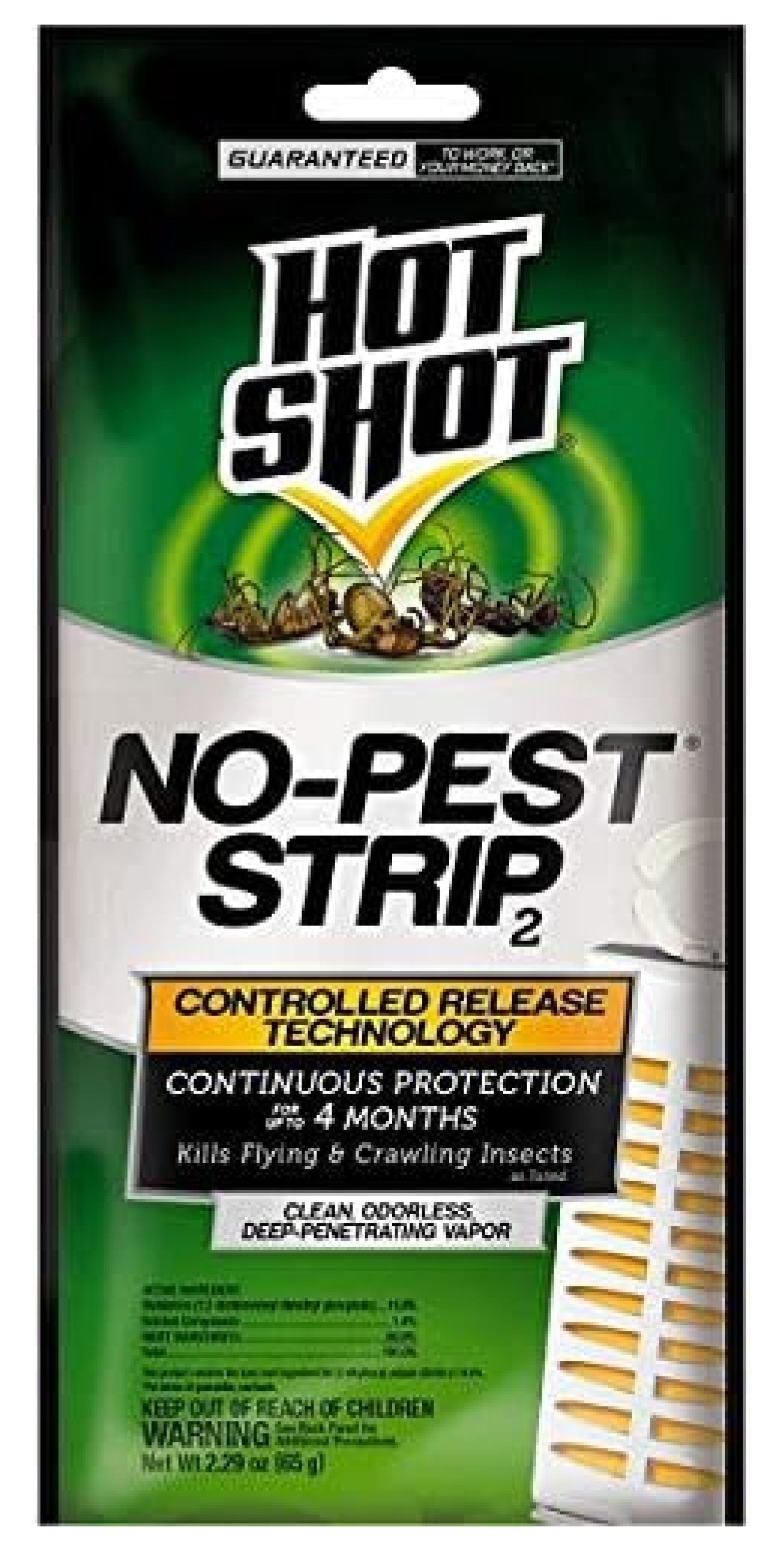 No-Pest Strip 2, Controlled Release Technology Kills Flying and ...