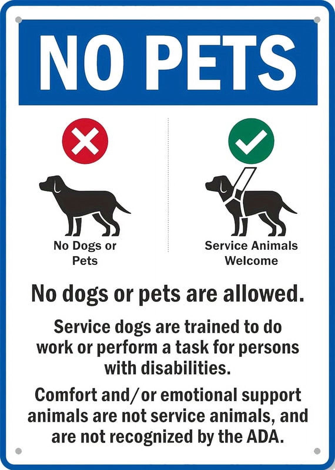 No Pets No Dogs Or Pets Allowed For House Door Office Business Yard ...