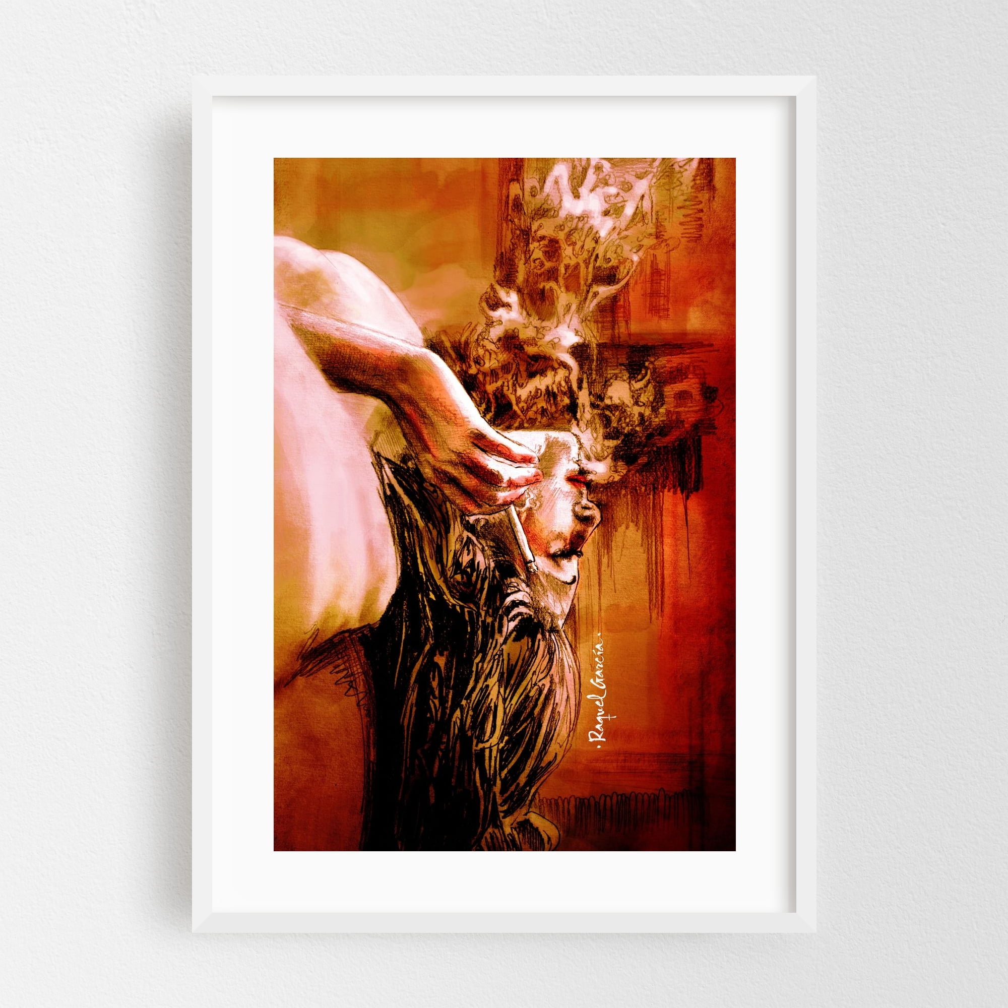 No Pity for a Coward - Painting Surrealism Sketch Modern Art Abstract ...