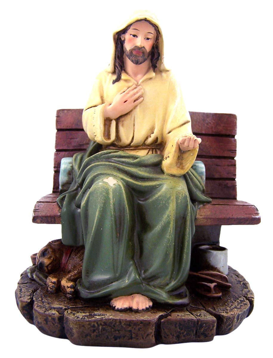 No Place to Rest Homeless Jesus Christ Figurine, 5 Inch - Walmart.com