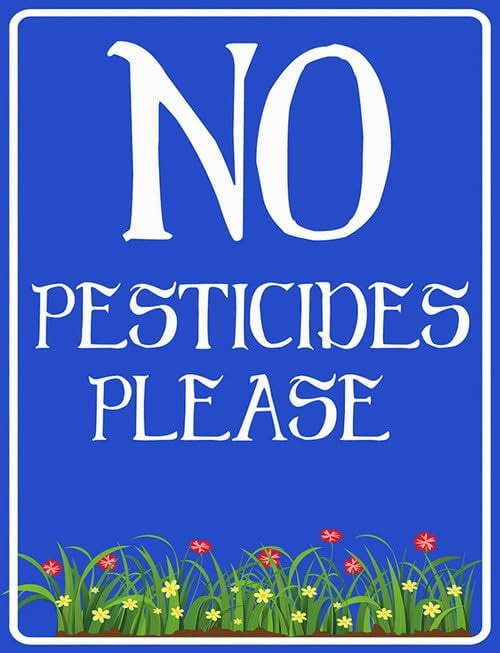 No Please Yard Sign, Habitat Sign for Garden, Pollinator Habitat Free ...