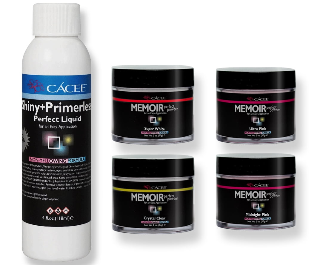 No Primer Acrylic Nail Kit, Shiny And Primerless, Includes Acrylic ...