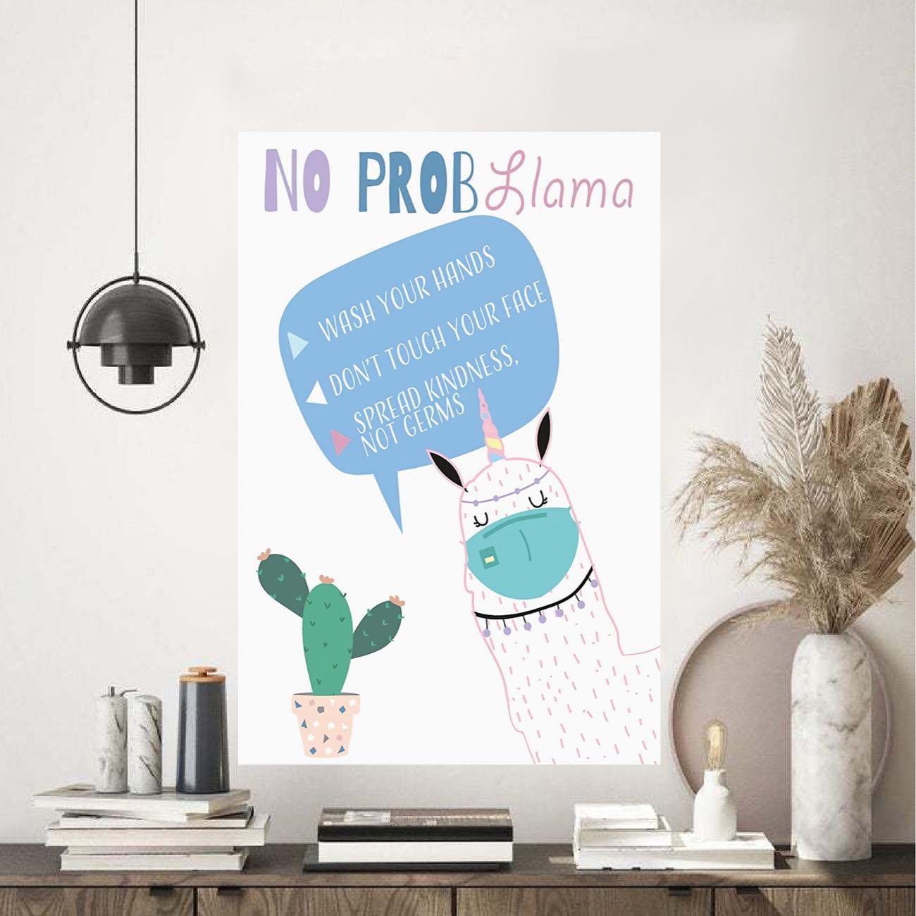 No Problama Knowledge Print Poster lalama poster 11 x 17 Inch Poster ...