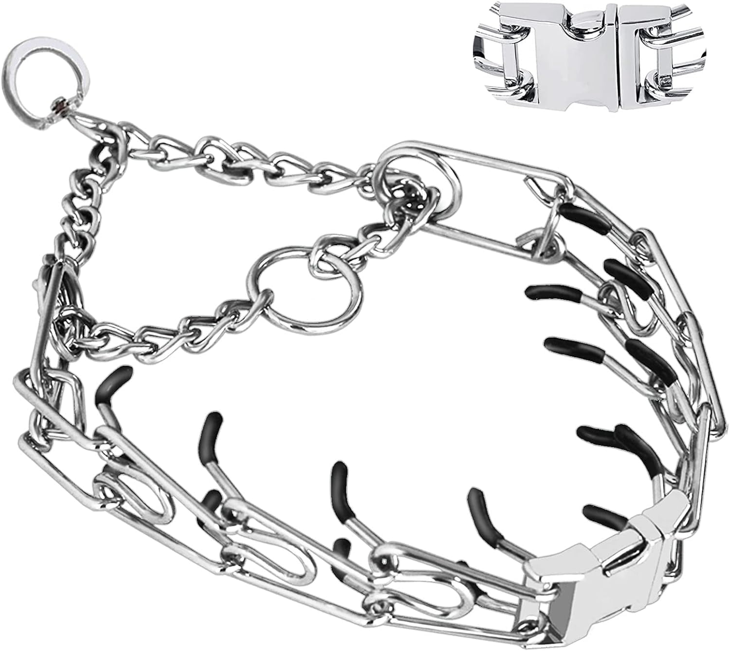 No Pull Dog Collar Adjustable Quick Release Dog Training Collar with ...