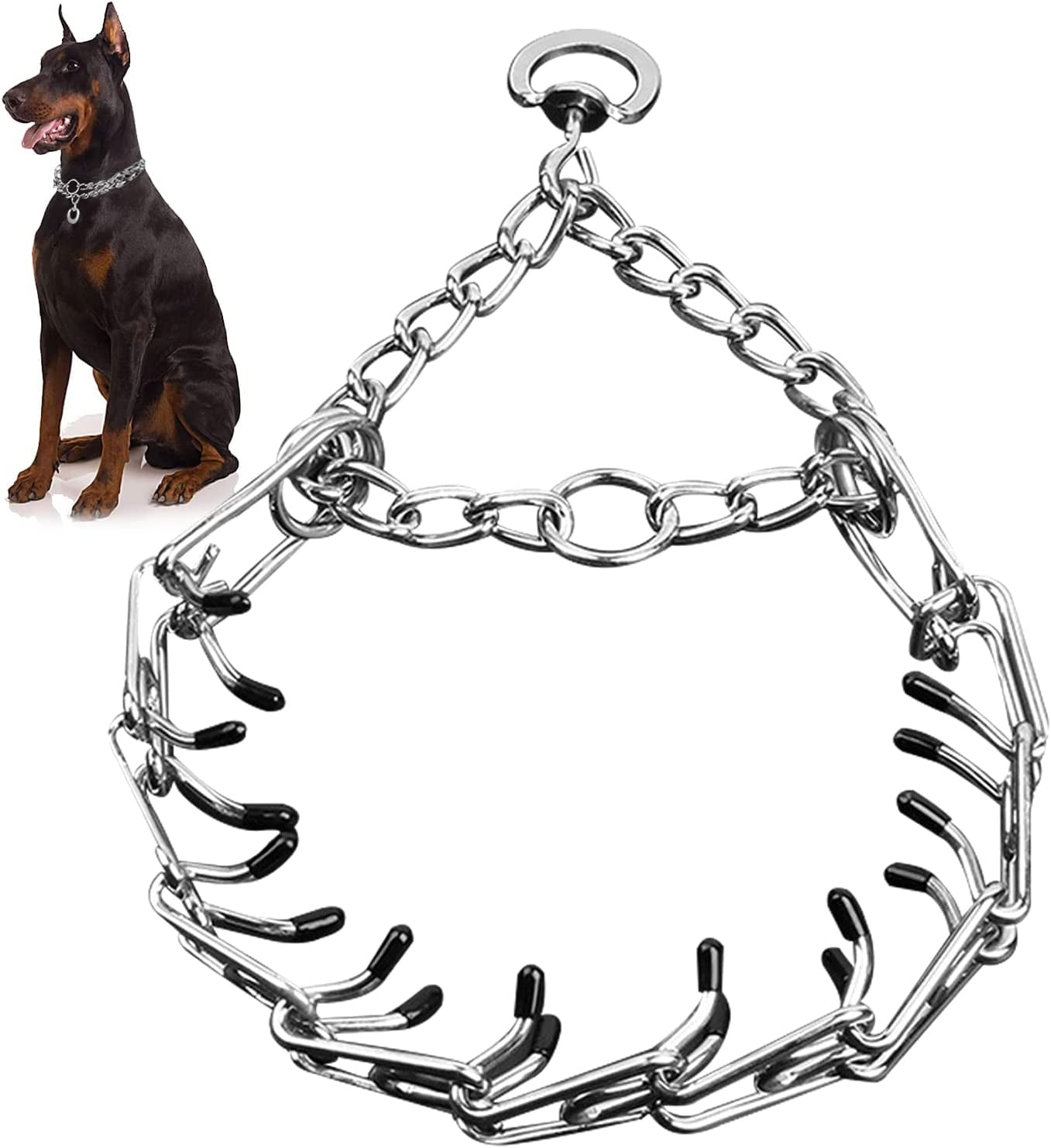 No Pull Dog Collar Adjustable Quick Release Dog Training Collar with ...